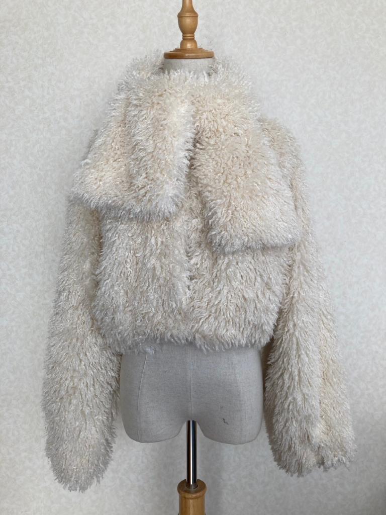 NICE CLAUP ジャケット F（フリー） りんごのほっぺ｜NICE CLAUPのレディース（婦人服）の古着通販 - ミラクルボックス